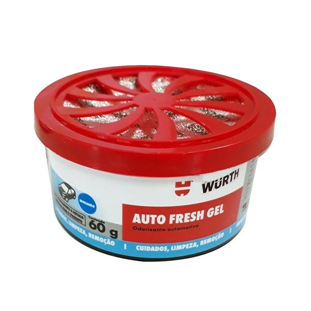 Odorizante Automotivo Gel Auto Fresh Cheiro Morango Wurth | Shopee Brasil
