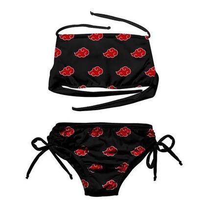 Biquini Infantil Naruto Akatsuki Cropped Lançamento | Shopee Brasil
