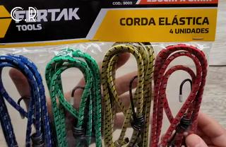 Corda Elástica Para Pagageiro Kit 4, 12 ou 20 Cordas de 1,50mt x 8mm P ...