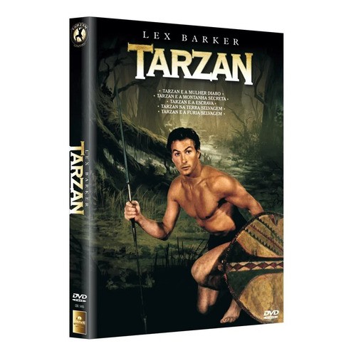 Box Original : Tarzan - Lex Barker - Lacrado 5 Dvd's + Cards | Shopee ...