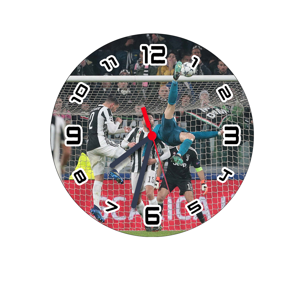 Relogio Personalizado de Parede Estampado Sublimado 20cm MDF Redondo ...