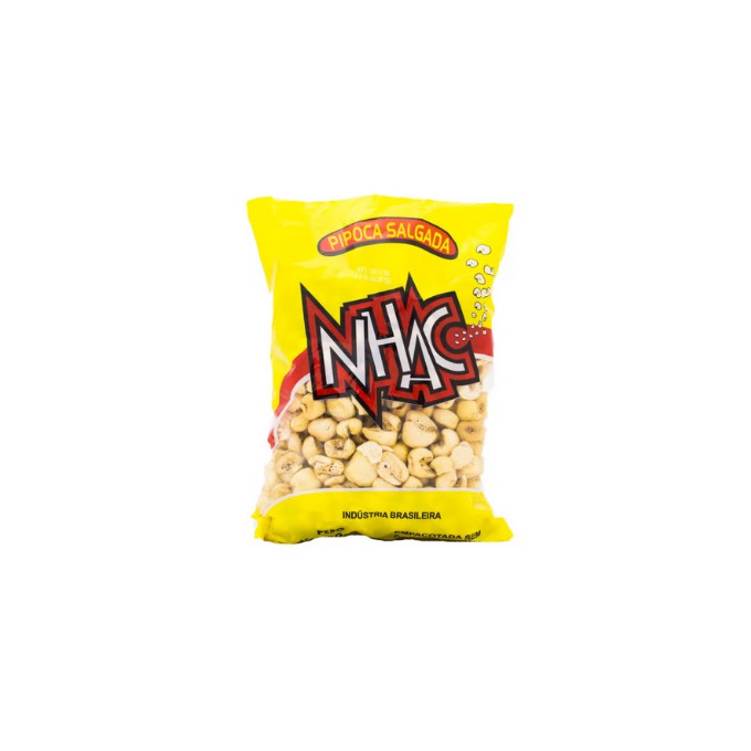 Pipoca Salgada Nhac 50g Kit c/ 10un - Nhac | Shopee Brasil