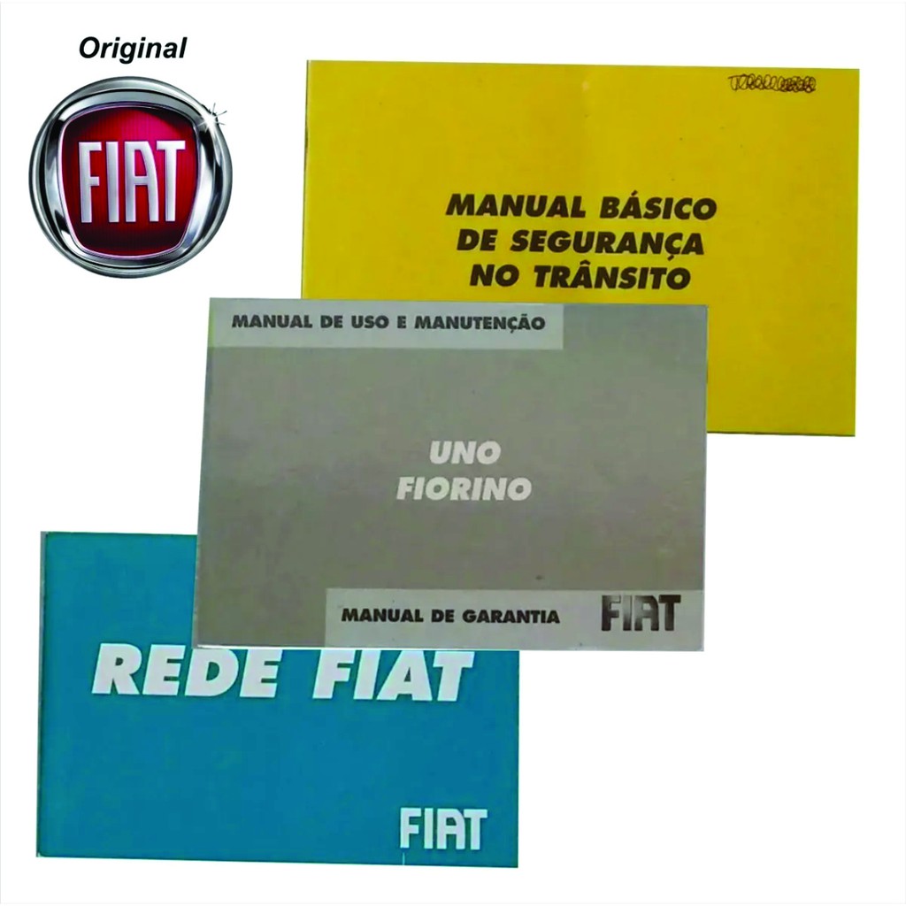 Manual do Proprietário Fiat Uno e Fiorino 2007 - Original - Usado - Cód F44 | Shopee Brasil
