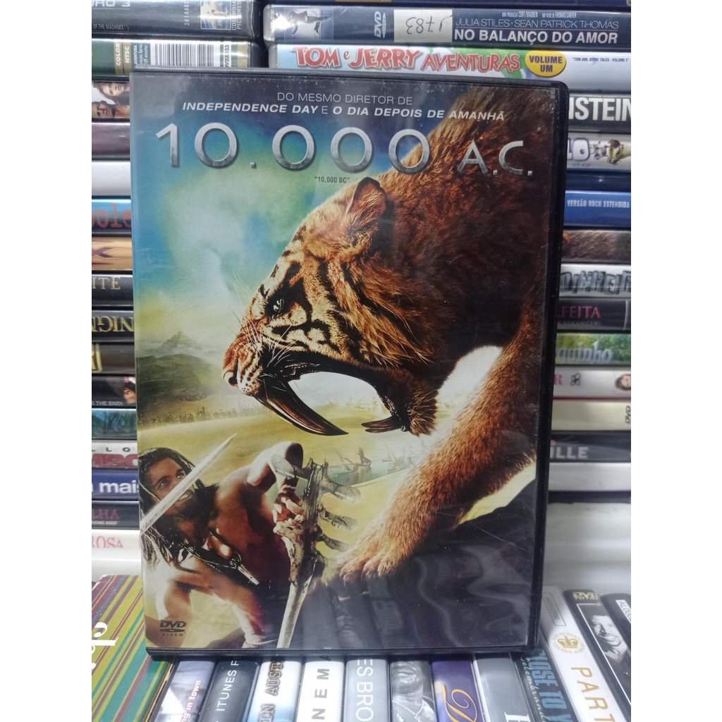 DVD 10000 AC Warner Bros Roland Emmerich | Shopee Brasil