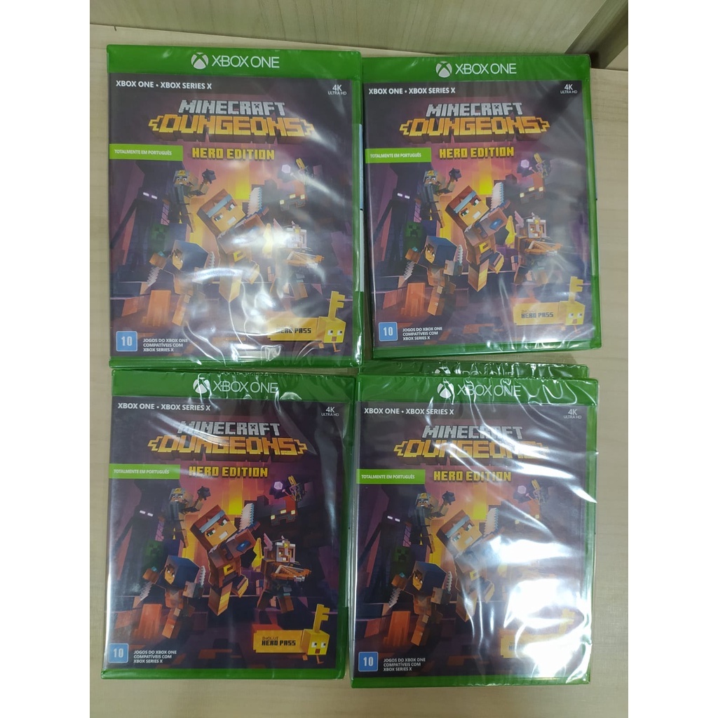 Minecraft Dungeons - Hero Edition (Inclui Hero Pass) lacrado | Shopee ...