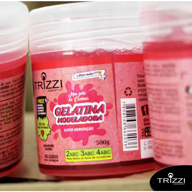 Gelatina Capilar Trizzi 500g | Shopee Brasil