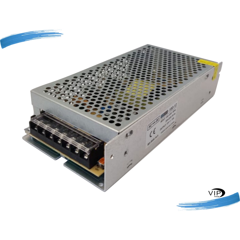 Fonte Chaveada 15a 12v 180w P/ Cftv Fita Led Som Automotivo | Shopee Brasil