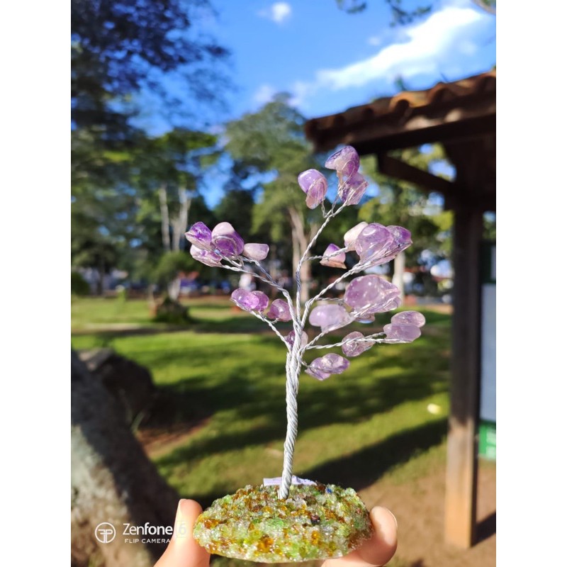 Árvore da Sorte Pedra Ametista | Shopee Brasil