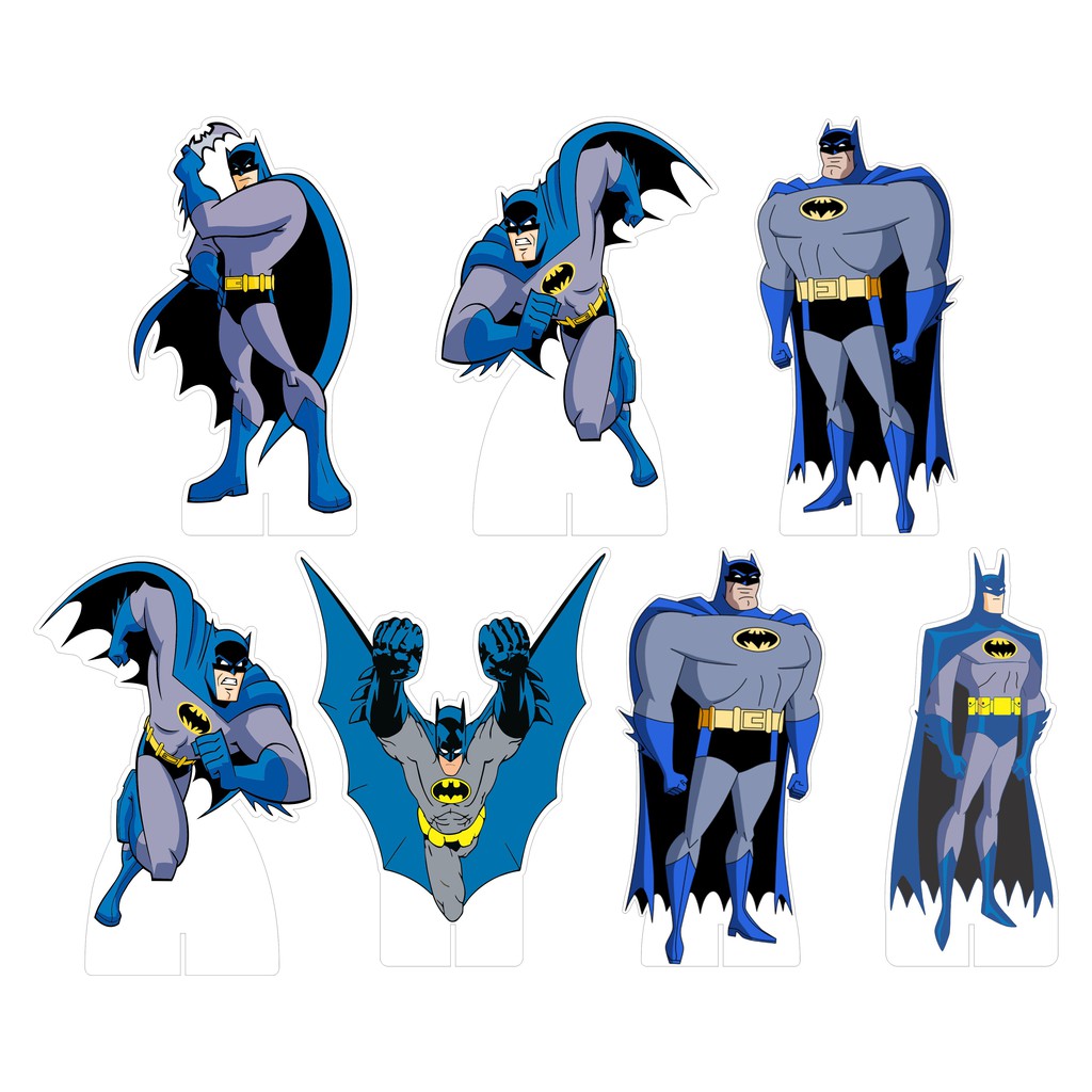 Kit Display De Mesa Festa Infantil Batman (Azul/Cinza) | Shopee Brasil
