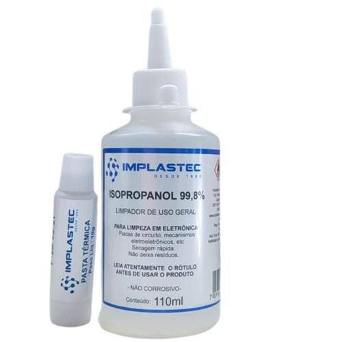 PASTA TERMICA 10G + ALCOOL ISOPROPILICO 110ML IMPLASTEC | Shopee Brasil PASTA TERMICA 10G + ALCOOL ISOPROPILICO 110ML IMPLASTEC | Shopee Brasil