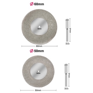 dusur9 50 Corte Diamantado 60mm Rebolo Circular 3mm Broca Haste ...