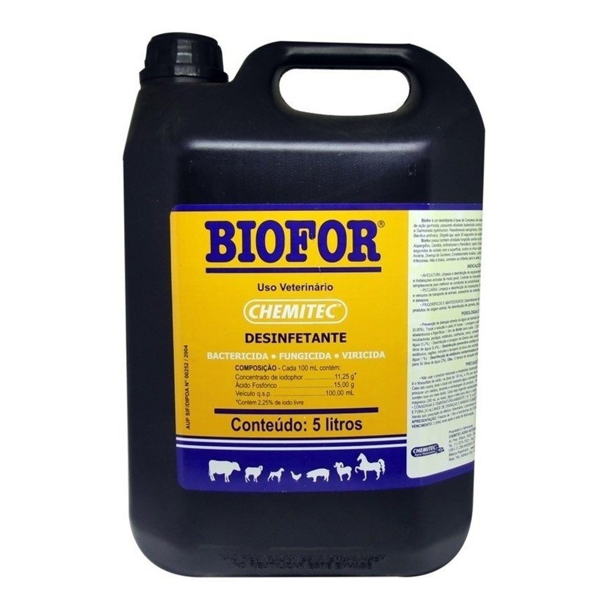 Iodofor Biofor 5 Litro Galão | Shopee Brasil