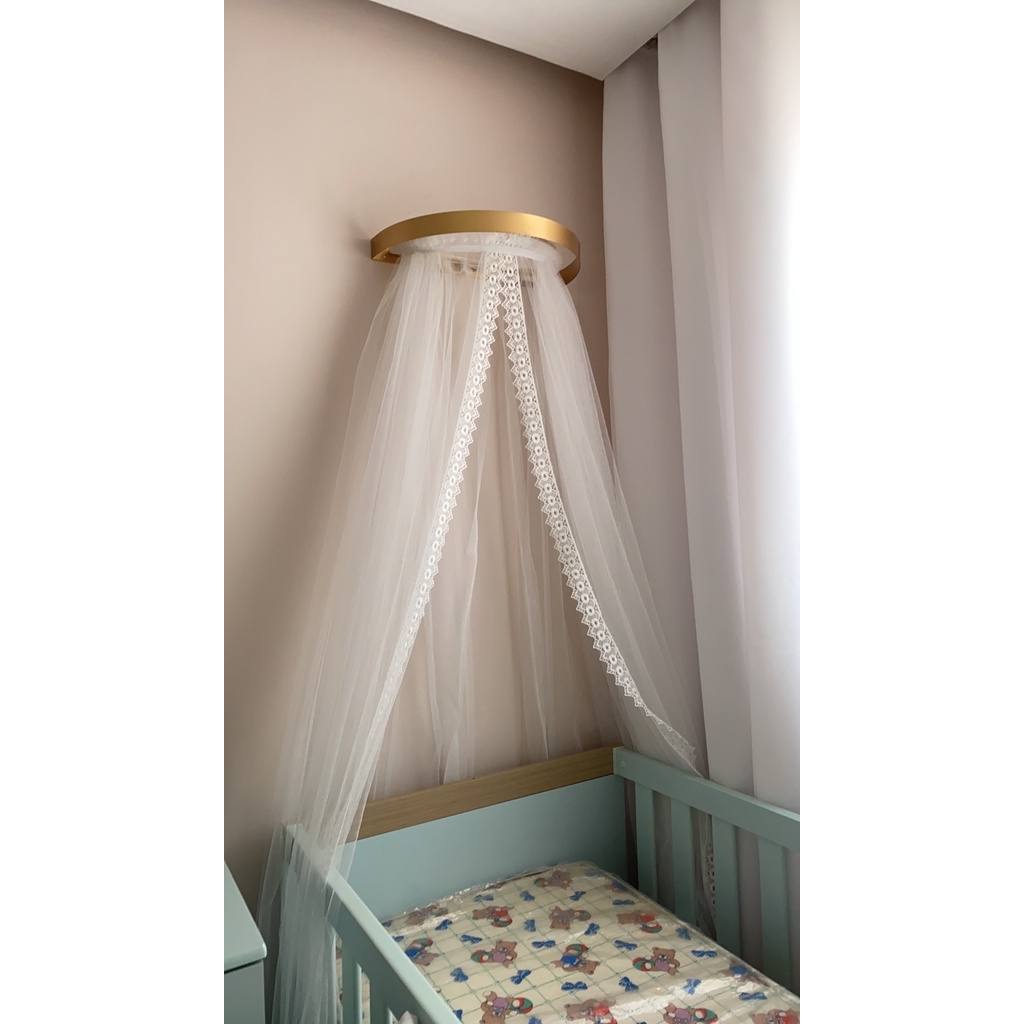 Dossel liso com mosquiteiro tule | Shopee Brasil