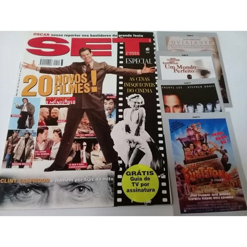 REVISTA SET CINEMA E VIDEO N 119 Com 4 Fichas Vídeo Usada | Shopee Brasil
