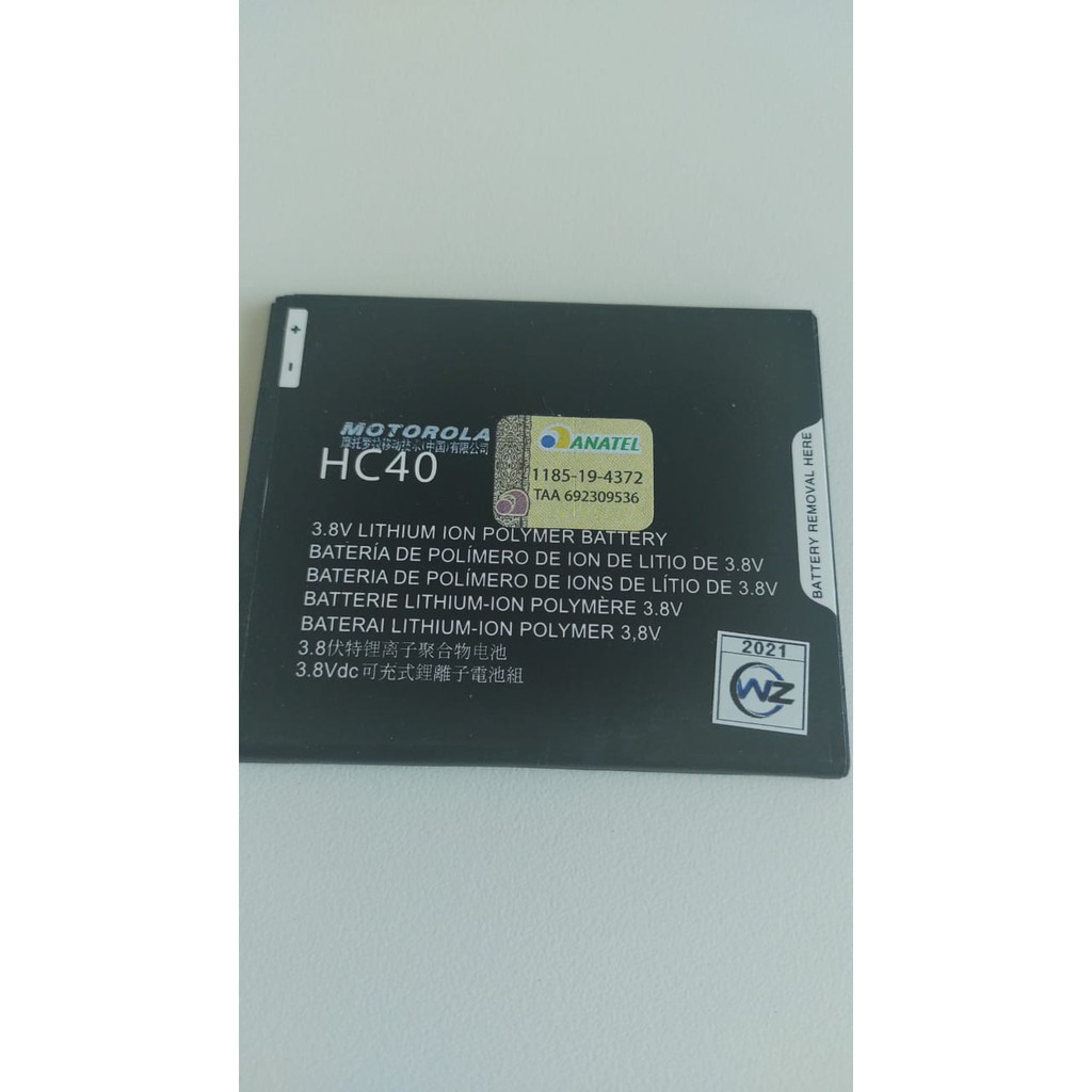 Bateria Moto C HC40 | Shopee Brasil