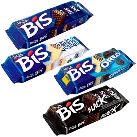 Chocolate Lacta Bis Ao Leite Wafer 126g | Shopee Brasil