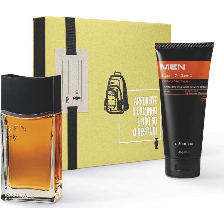 Kit Men Only - O Boticário | Shopee Brasil