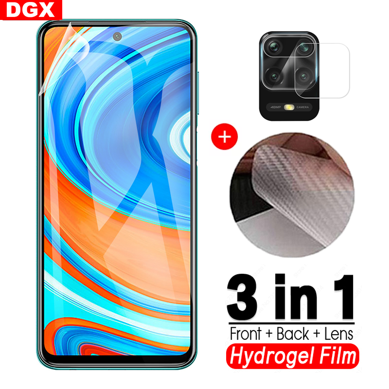 Película Hidrogel 3 Em 1 Flexível Lentes Da Câmera Lente Fibra De