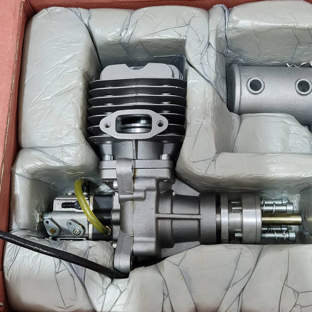 Motor Aeromodelo Gasolina Dle Engines Dle-55cc Gas Engine | Shopee Brasil