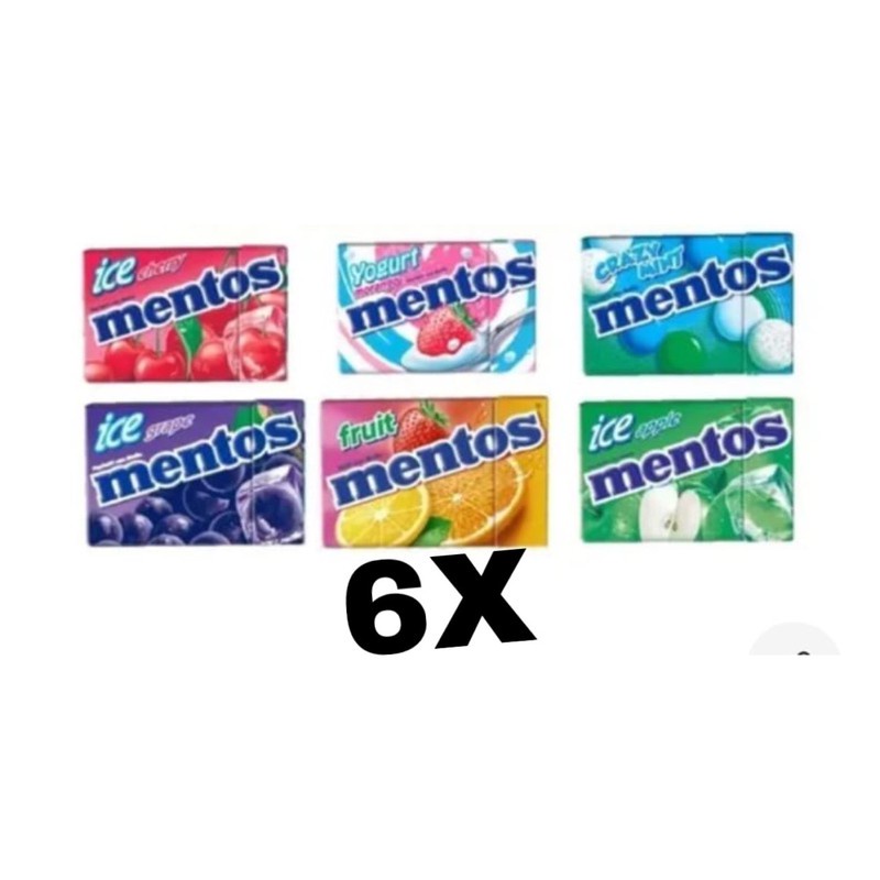 Kit com 6 Mentos Ice Slim Box Sabores Sortido | Shopee Brasil