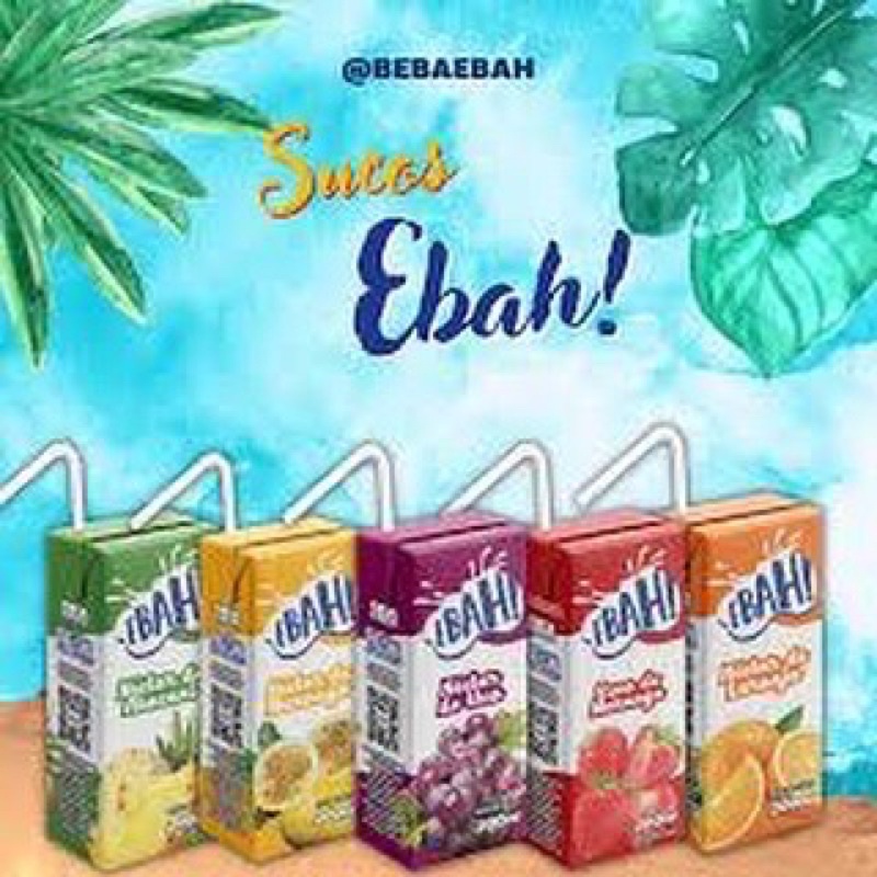 Suco ebah 200 ml com 27 unidades | Shopee Brasil