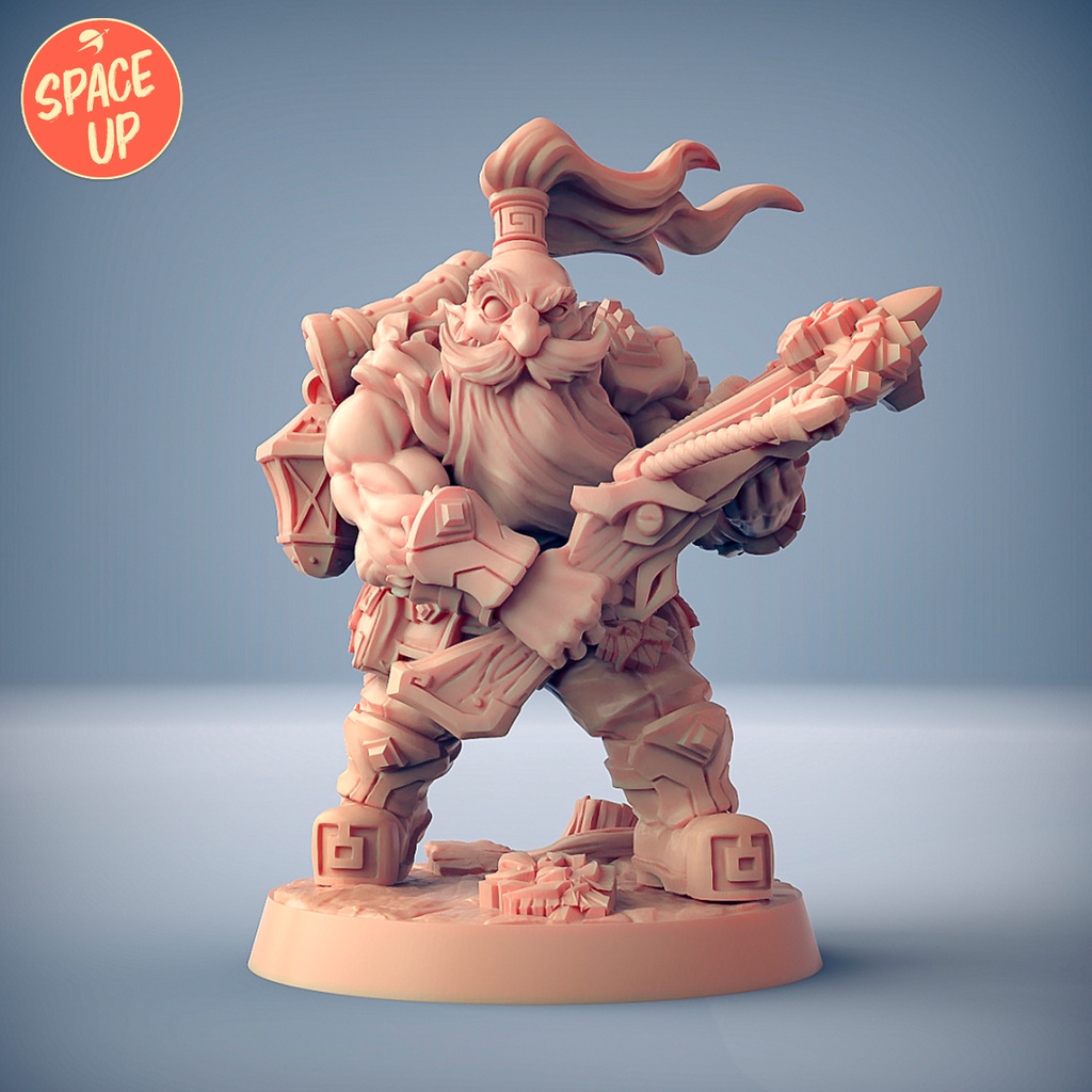 Miniaturas RPG Anão Guerreiro Caçador Coleção Dwarven Oathbreakers ...