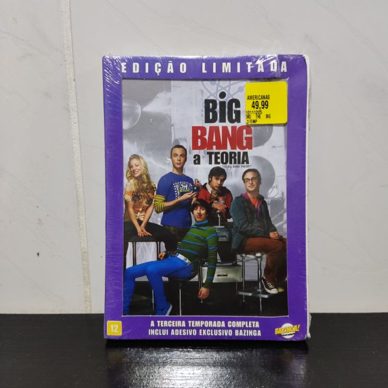 DVD Big Bang a Teoria - Dublado - 3° Temporada Completa - Original ...