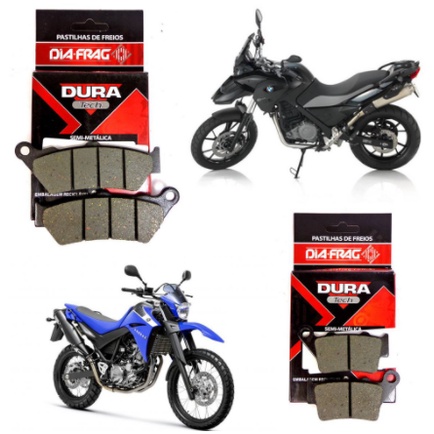 Pastilha Freio Dianteiro E Traseiro Semi metalica Modelo Diafrag Bmw G ...
