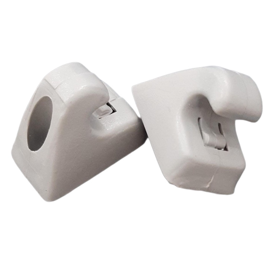 2 Suporte Presilha do Quebrasol Parasol Quebra sol Nova Montana Onix Cruze Prisma Cobalt Spin ...