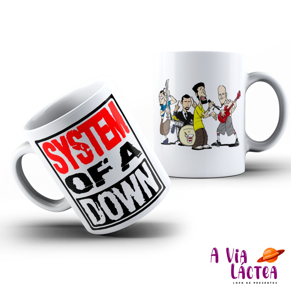 Caneca System Of A Down - Caneca SOAD - Desenho | Shopee Brasil