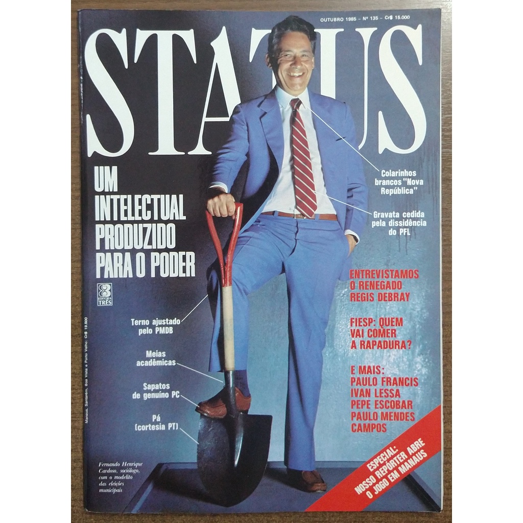 Revista Status Nº 135 Outubro de 1985 - Fernando Henrique Cardoso ...