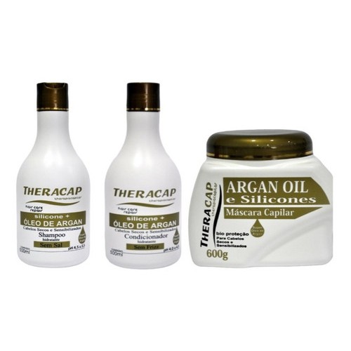 Theracap - Kit Hidratante Silicone + Óleo De Argan - Pronta Entrega ...