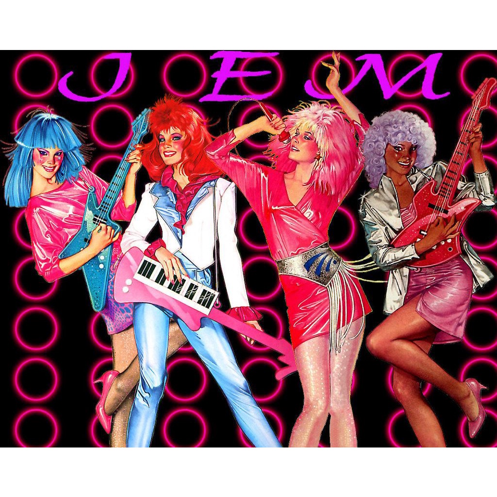 Quadro jem e as hologramas Hanna Barbera Anos 80 90 | Shopee Brasil