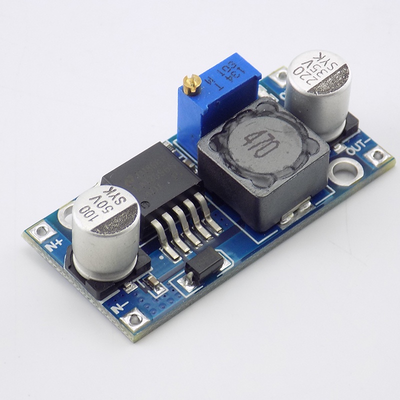 Fonte De Alimentação Do Módulo Abaixador 24v 12v 5v 3v Dc Lm2596s 3a