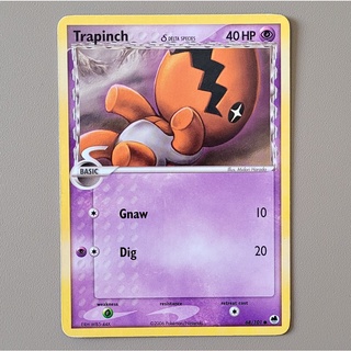 Carta Antiga Pokemon Trapinch 68/101 Common Ex Dragon Frontiers ...