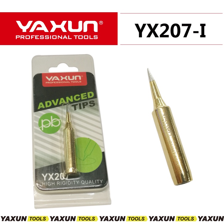 Ponta P/ Ferro De Solda Reta Dourada Yaxun Yx207 | Shopee Brasil