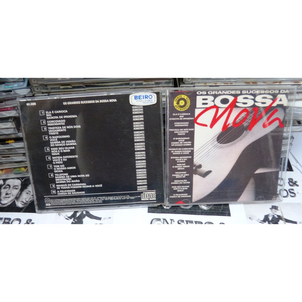 Cd Os Grandes Sucessos Da Bossa Nova Original | Shopee Brasil
