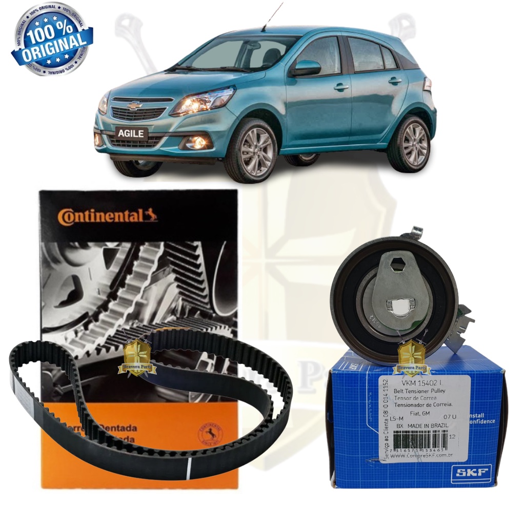 Kit Correia Dentada Agile 1.4 2009 2010 2011 2012 2013 2014 Original ...