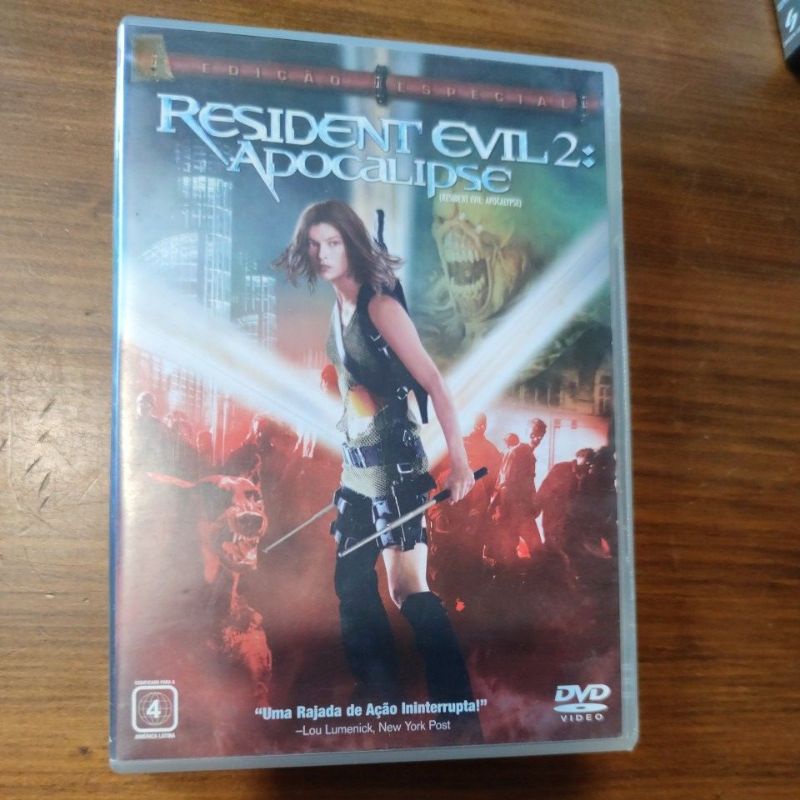 DVD Original Resident Evil 2 Apocalipse | Shopee Brasil