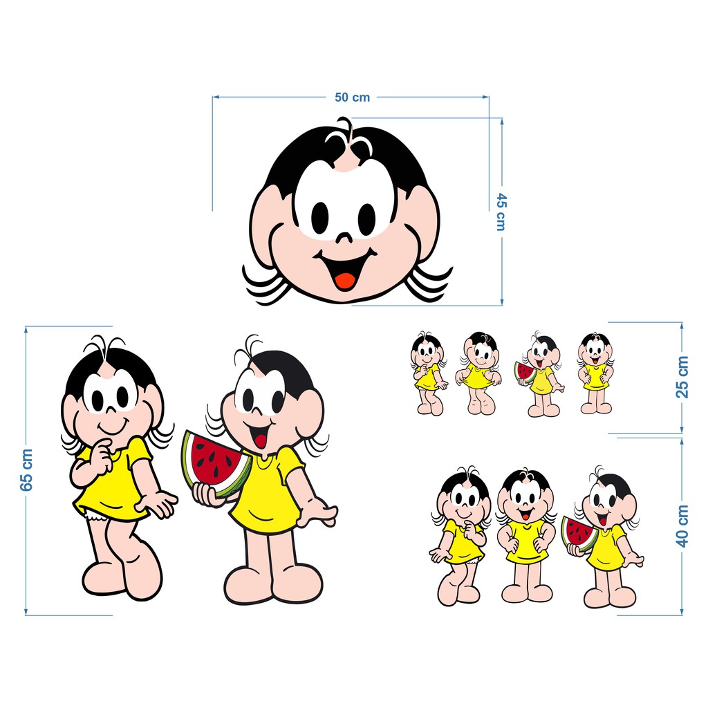 Kit Display + Elipse ROSTO Festa Infantil Magali | Shopee Brasil