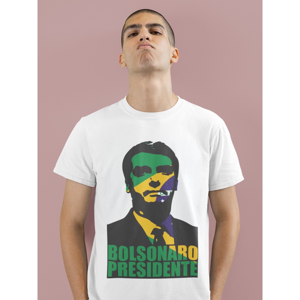 Camiseta Bolsonaro Presidente | Shopee Brasil