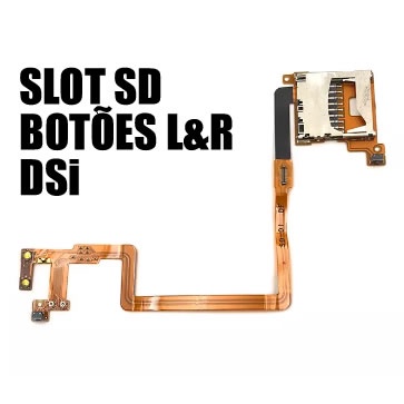 Cabo Flex Nintendo Dsi com Slot SD + Botões L e R - Faz a Boa!