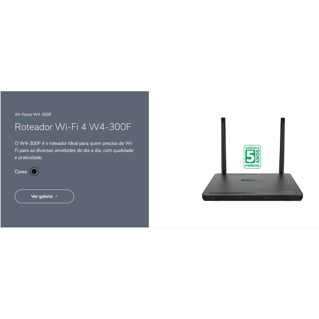 Roteador Wi-Fi 4 W4-300F | Shopee Brasil