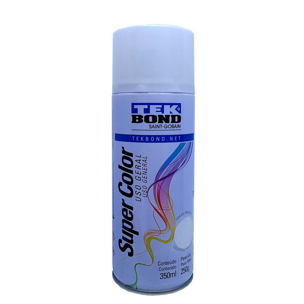 Tinta Spray Branco Fosco de Uso Geral 350 ml | Shopee Brasil