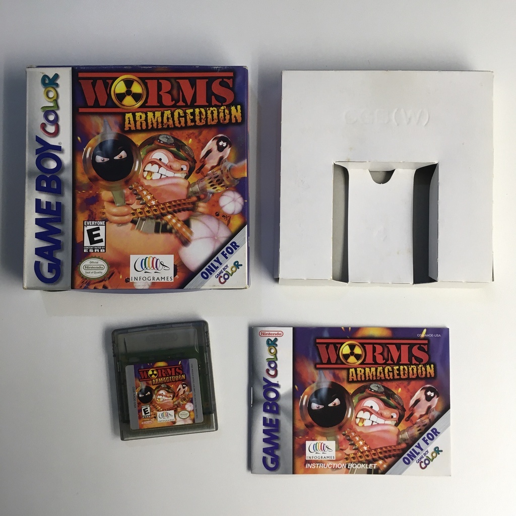 Worms Armageddon, cartucho ORIGINAL - Game Boy Color / GBC | Shopee Brasil