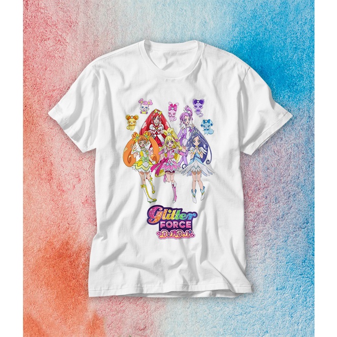 Camiseta Glitter Force adulto e infantil | Shopee Brasil