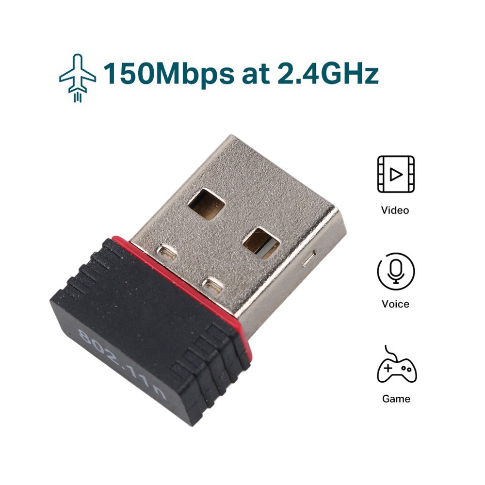 Realtek 8188EUS 150Mbps Mini USB Adaptador WiFi Placa De Rede Dongle ...