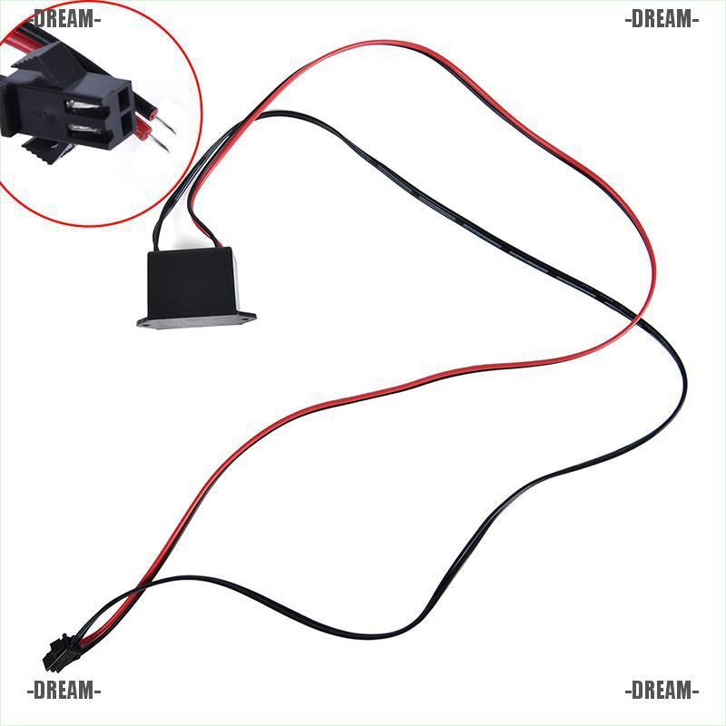 Sonho 12 V Neon El Fio Power Driver Controller Fita Cabo Adaptador De