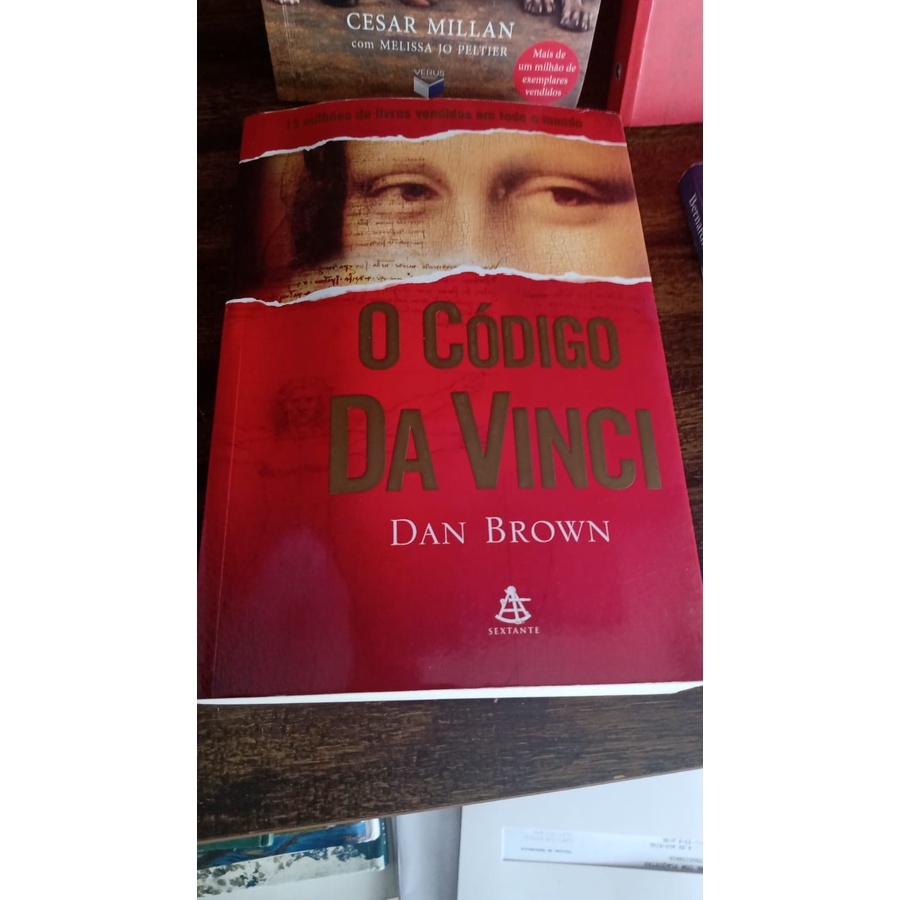 Livro O Código Da Vinci de Dan Brown | Shopee Brasil