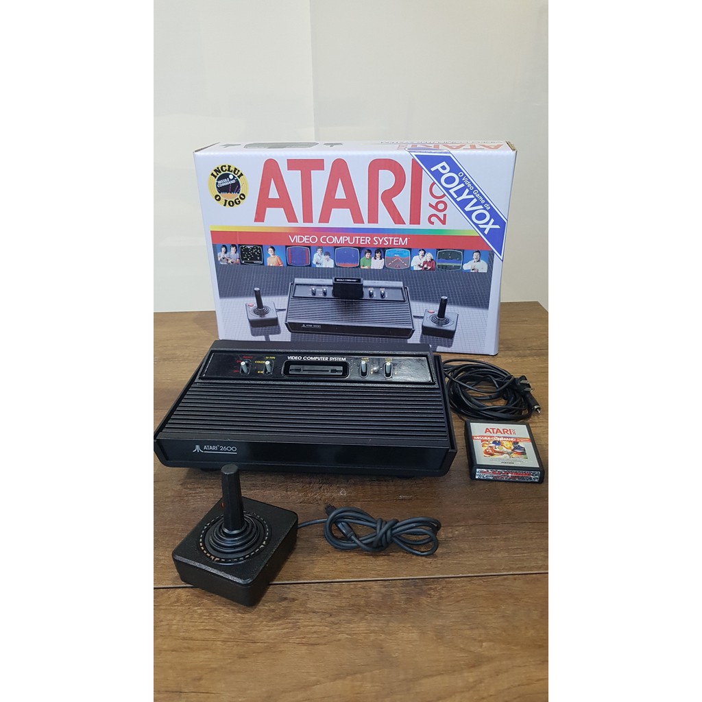 Atari 2600 Polyvox Kit Clássico Com Caixa | Shopee Brasil